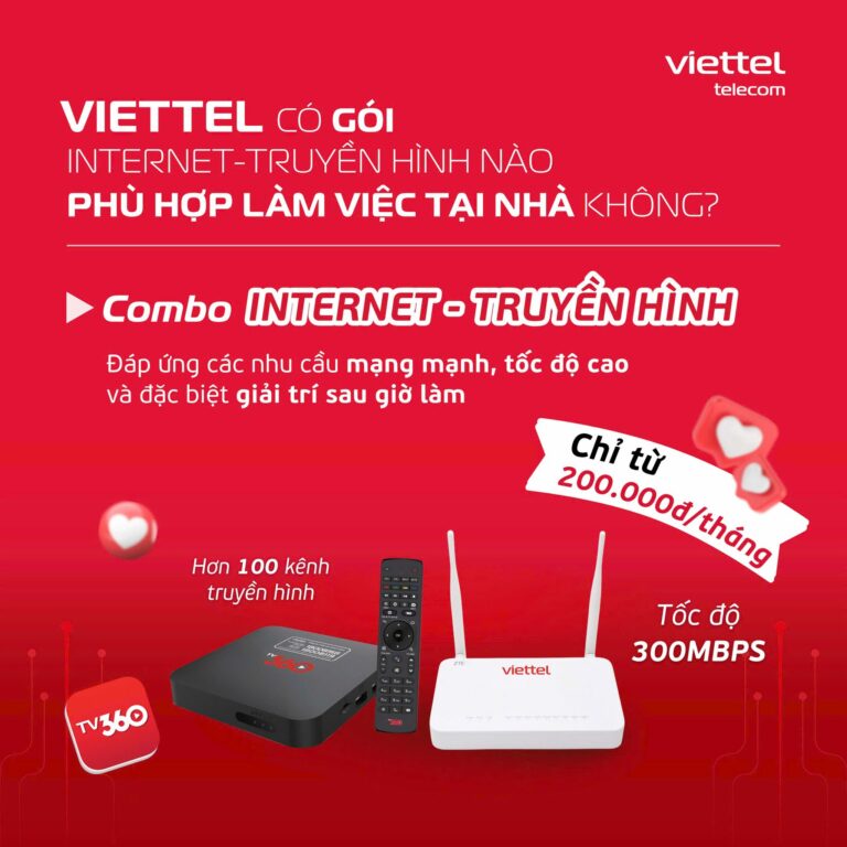 Box TV360 Viettel 2025 – Biến TV Thường Thành Smart TV Giá Rẻ
